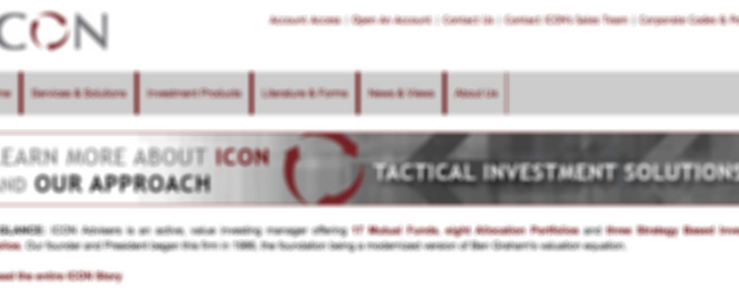 Home - ICON Advisers